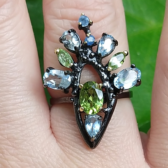 Jewelry | Very Pretty Artistic Ring Multistone | Poshmark